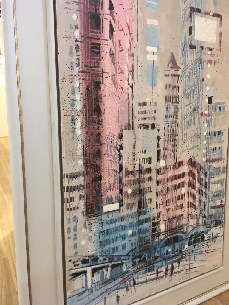 Brian Elwell - Tall City 2 - contemporary cityscape London city ...