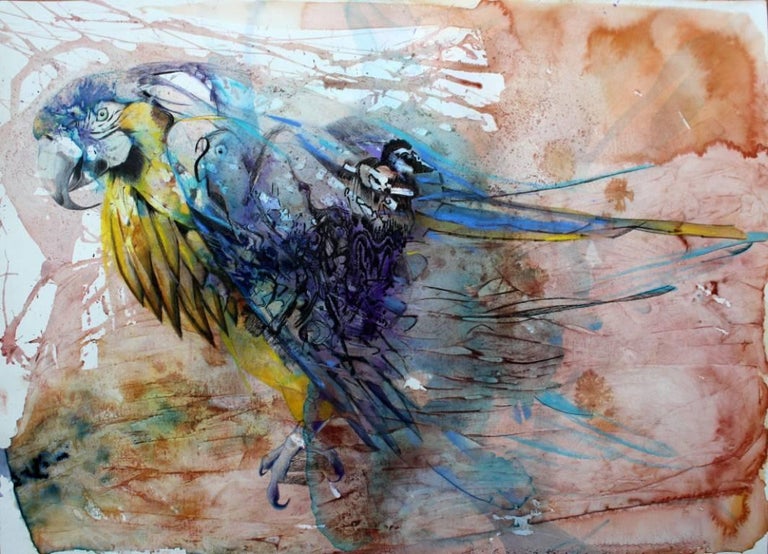 Stephen and Lorna Kirin - Voyage to the South - contemporary colourful ...