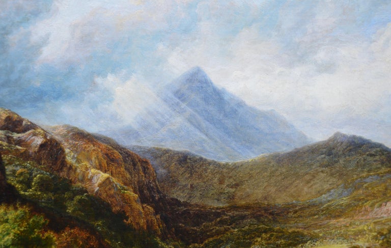 Benjamin Shipham - Snowdon in Summertime - 19th Century Welsh Mountain ...