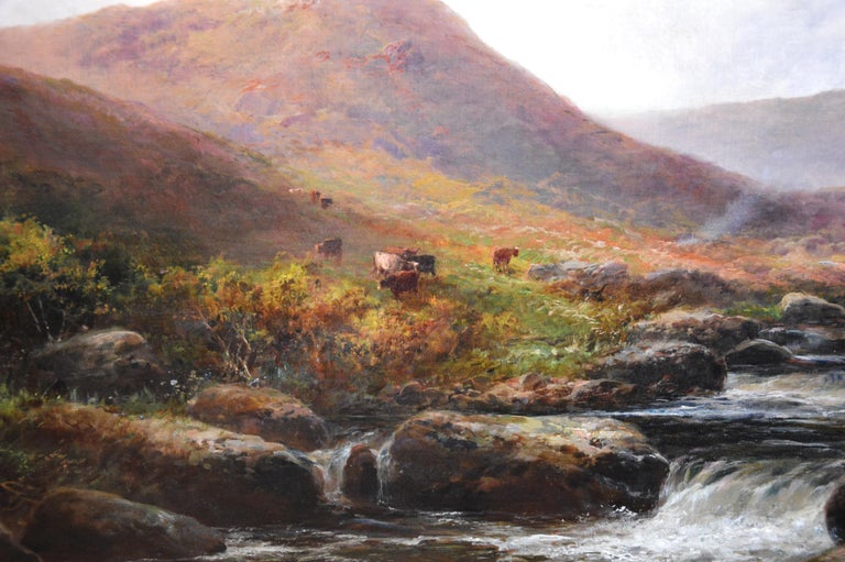 George Henry Jenkins - On the Tavy - 19th Century Landscape Oil ...