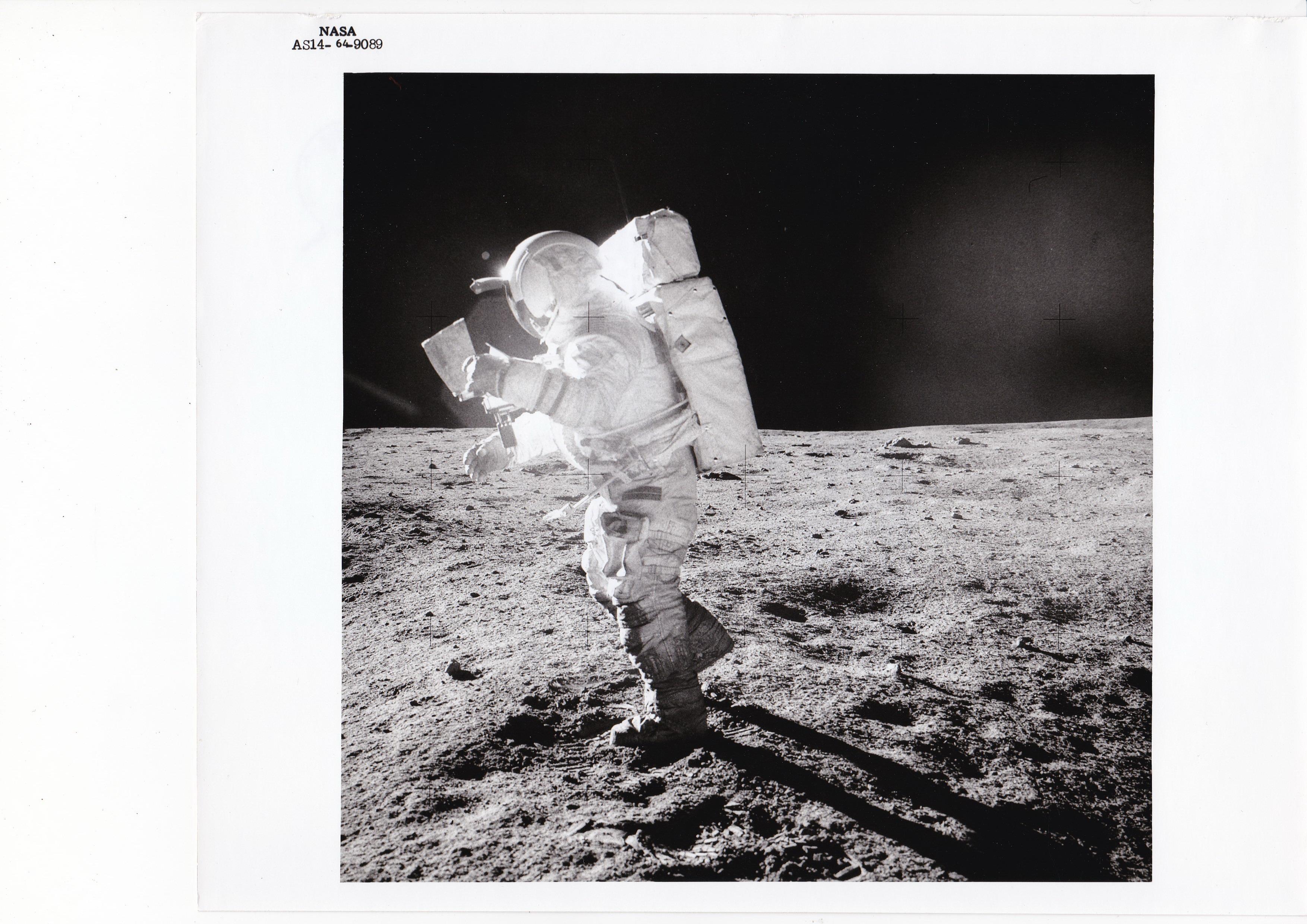 NASA - Edgar Mitchell by Alan Shepard, Apollo 14 Moon Mission, NASA ...