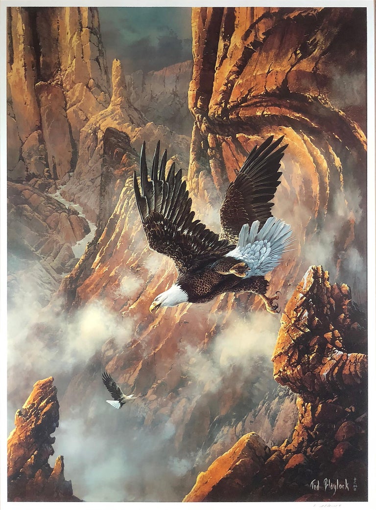 Ted Blaylock - L'aigle américain (Nest Builder III) En vente sur 1stDibs
