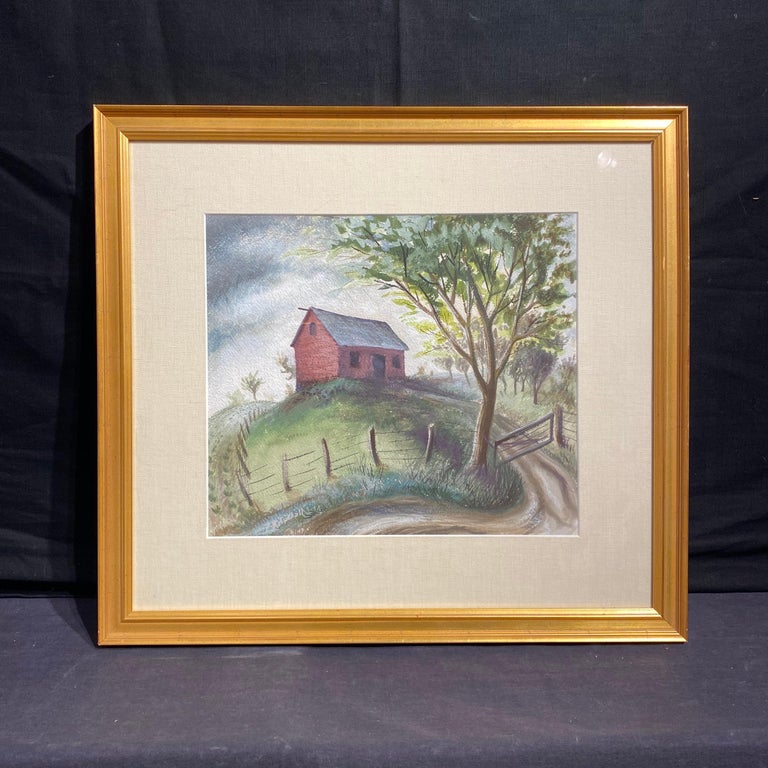 Robert Elton Tindall - Hilltop Barn at 1stDibs