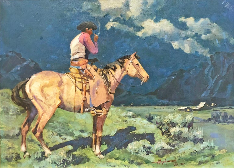 Harold Hopkinson - Overlooking the Ranch at 1stDibs