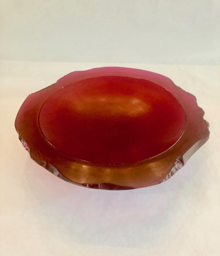 Cara Croninger - Hand Carved Solid Resin Sculptured and "Cracked" Large ...