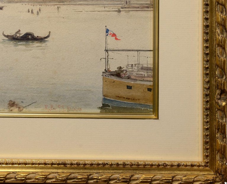 Rudolf Bernt - Venetian Lagoon, 1899, Venice, Italy, Realist ...