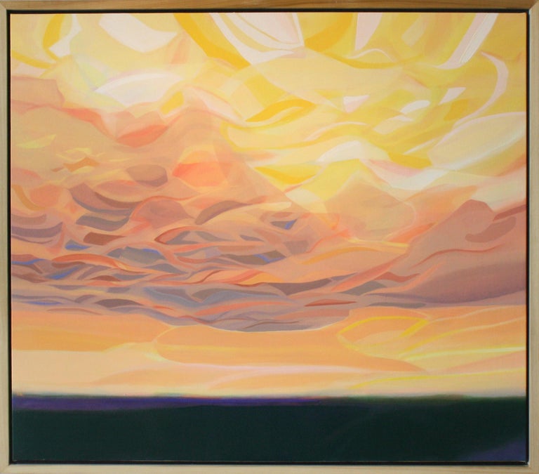 Alexis Serio - Sweet Yonder, Yellow and Golden Landscape For Sale at ...