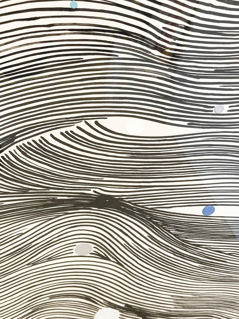 Bryce Speed - Clyde//Abstract Line Painting For Sale at 1stDibs