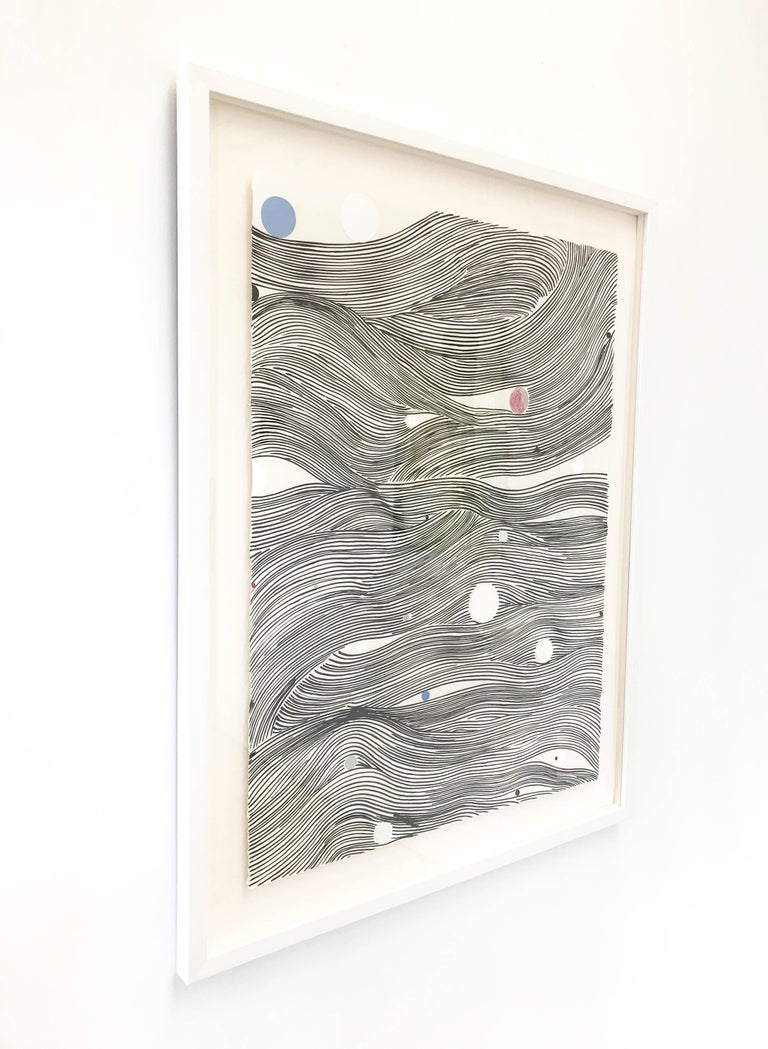 Bryce Speed - Clyde//Abstract Line Painting For Sale at 1stDibs
