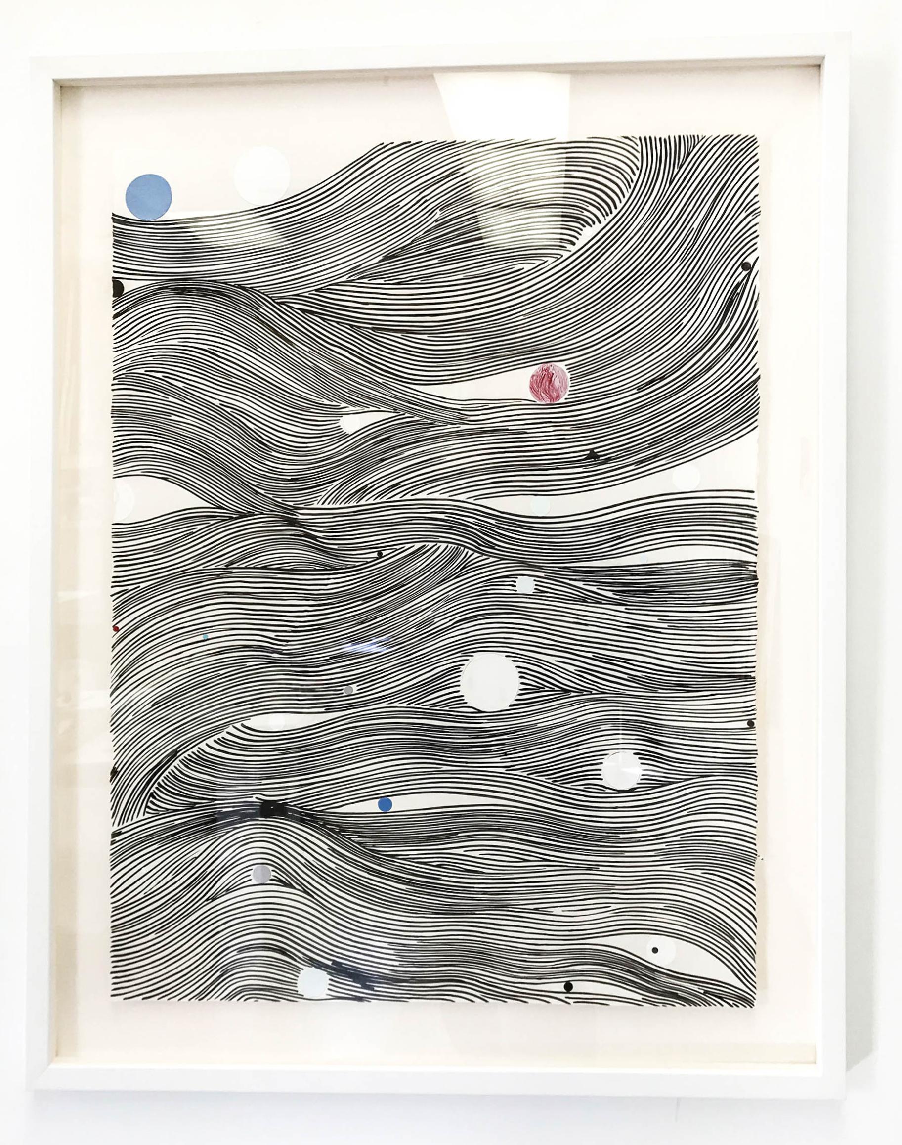 Bryce Speed - Clyde//Abstract Line Painting For Sale at 1stDibs
