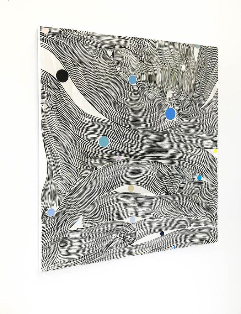 Bryce Speed - One and Only//Abstract Line Painting For Sale at 1stDibs
