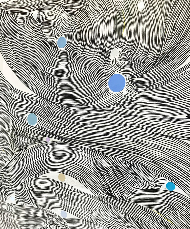 Bryce Speed - One and Only//Abstract Line Painting For Sale at 1stDibs
