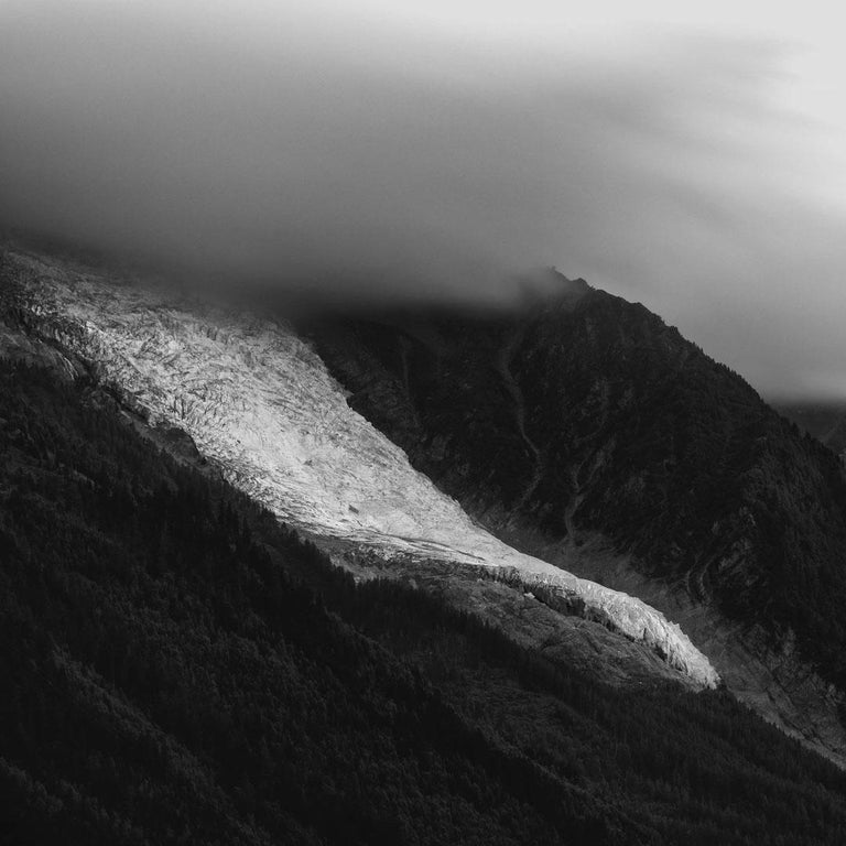Peter Mathis - Glacier de Bossons #1, France, Blackandwhite ...