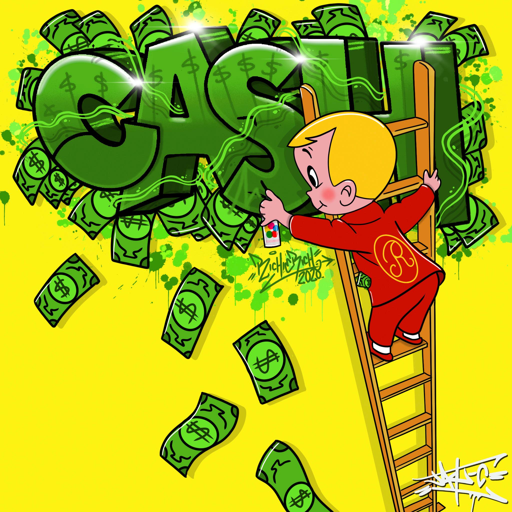 Jay C Cash Rules Everything Around Me Street Art Pop Art Richie