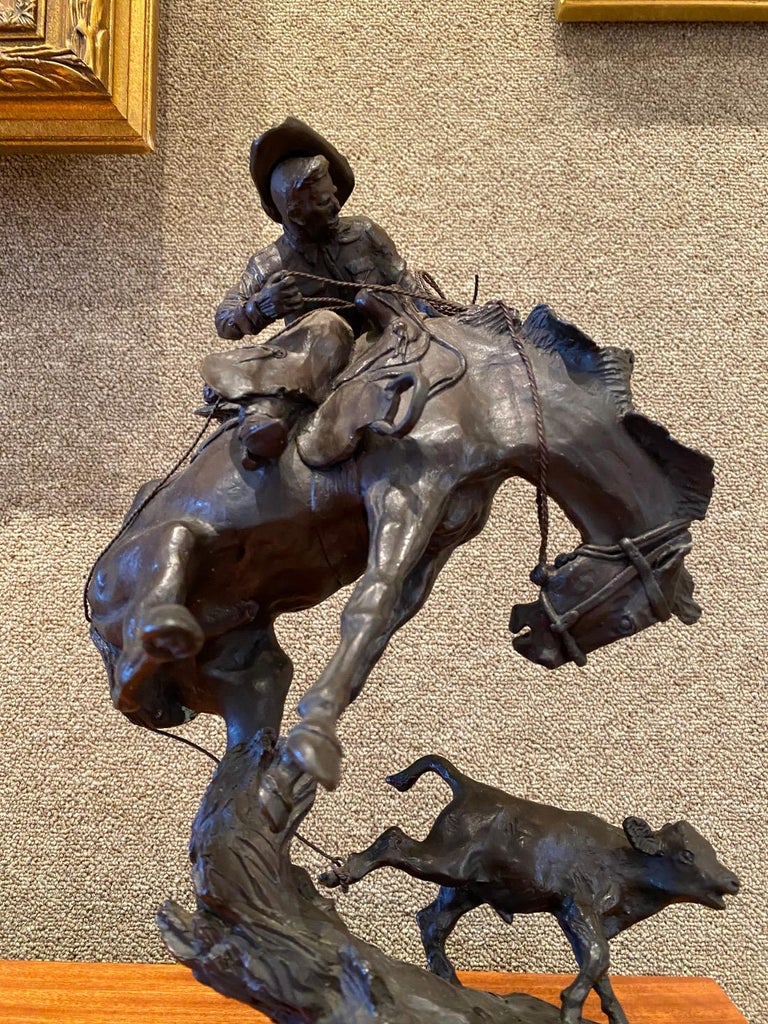 William Moyers - "BRONCS AND ROPES DON'T MIX" WESTERN BRONC COWBOY ...