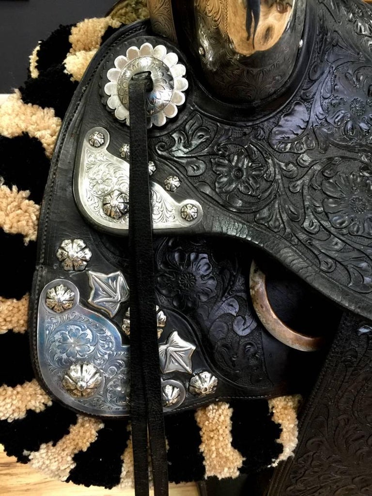 Edward H. Bohlin - EDWARD BOHLIN 1930S SILVER MOUNTED PARADE SADDLE ...
