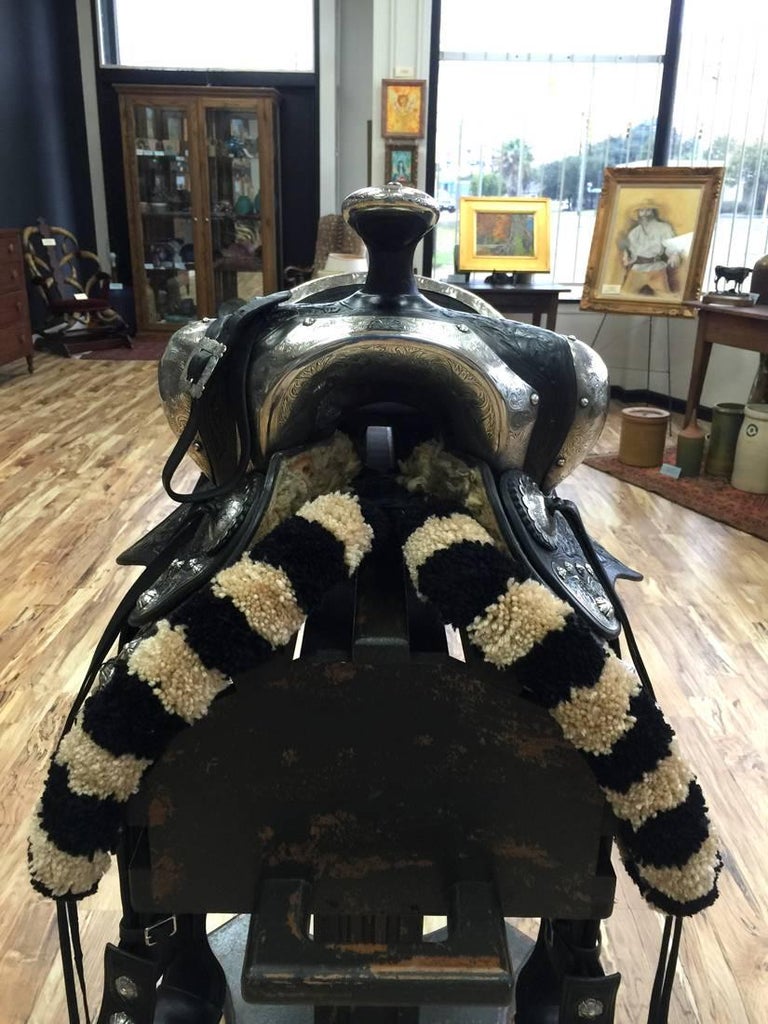 Edward H. Bohlin - EDWARD BOHLIN 1930S SILVER MOUNTED PARADE SADDLE ...