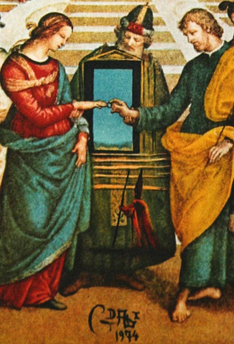 Salvador Dalí­ - Le Marriage De La Vierge from Raphael by Salvador Dali ...