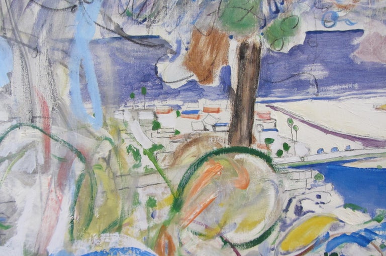 Neil Brooks - Neil Brooks "Dog Beach" Landscape Painting For Sale at ...