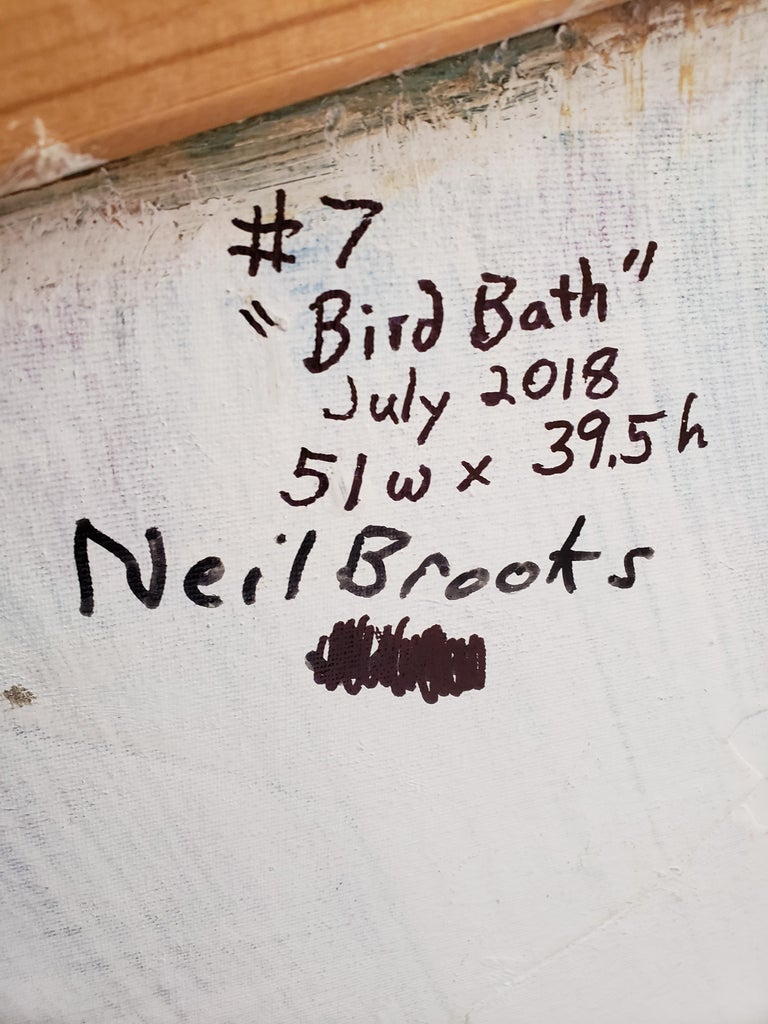 Neil Brooks - Neil Brooks "Bird Bath" Landscape Painting For Sale at ...