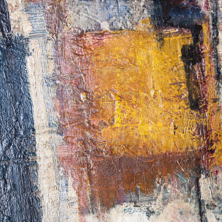 Bernard Kay - Interior Blue and Yellow For Sale at 1stDibs