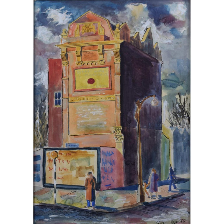 Colin Moss - The Cedars, Kensington watercolour by Colin Moss Modern ...