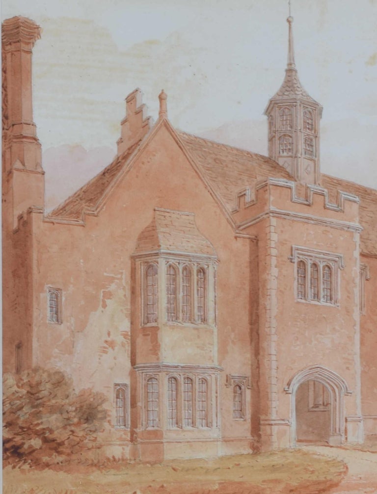 John Chessell Buckler - Horham Hall, Essex watercolour by John Chessell ...