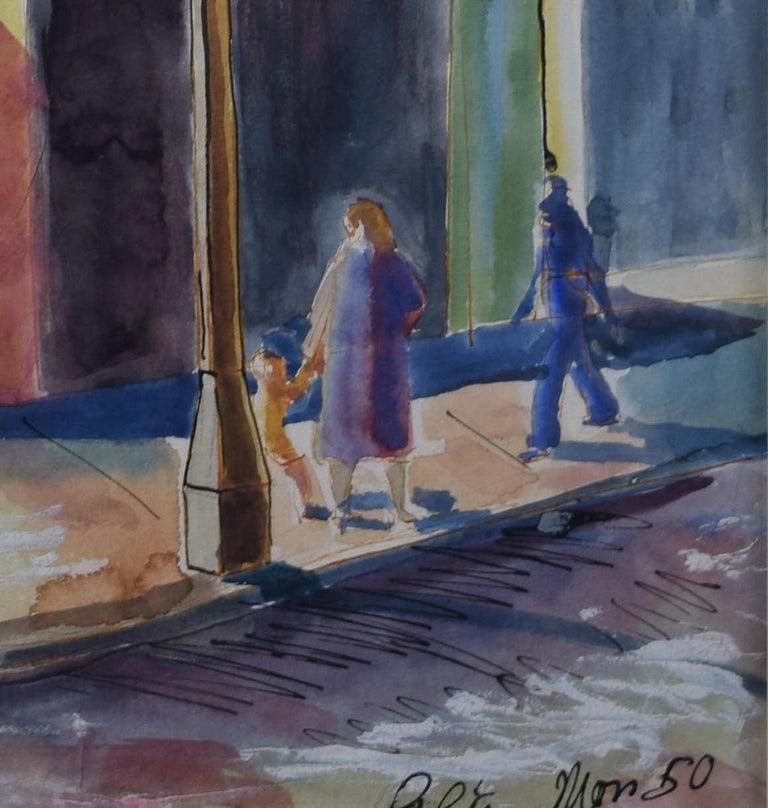 Colin Moss - The Cedars, Kensington watercolour by Colin Moss Modern ...