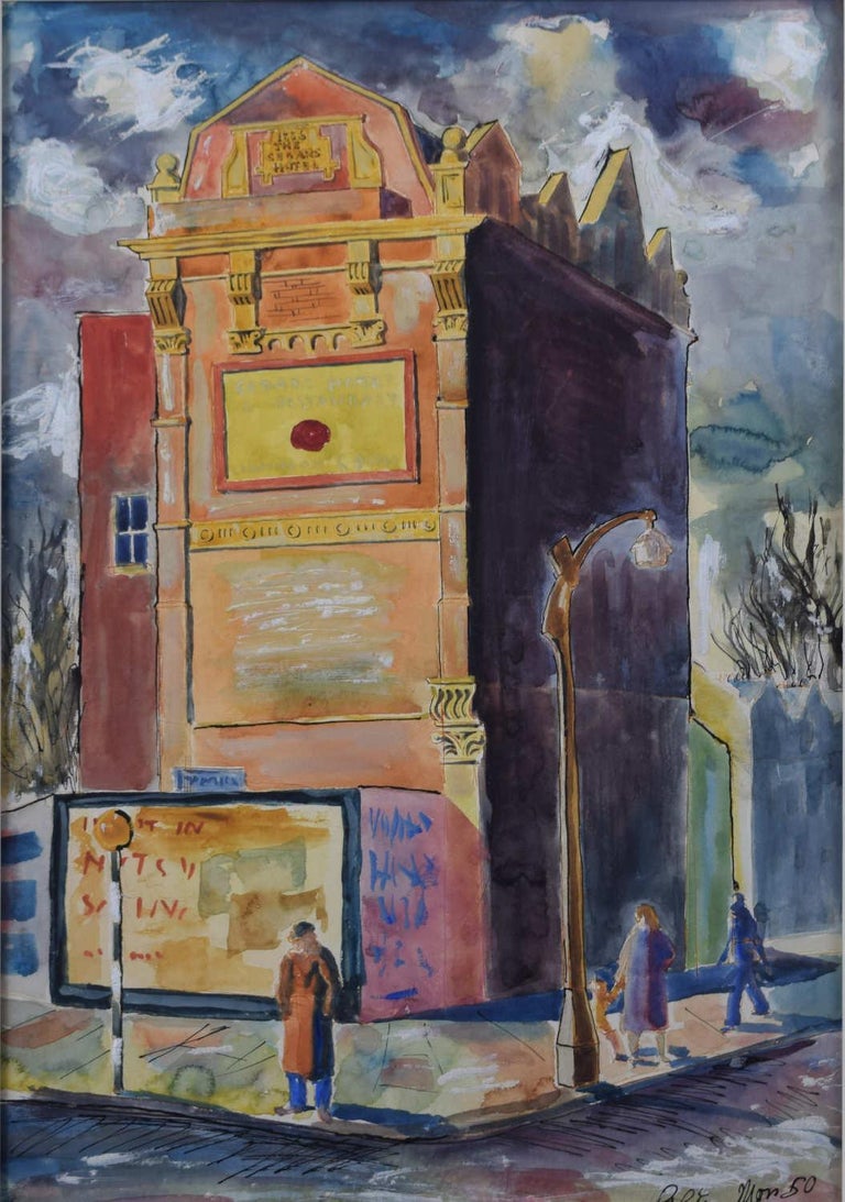Colin Moss - The Cedars, Kensington watercolour by Colin Moss Modern ...