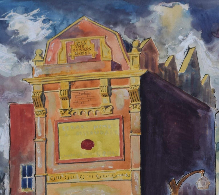 Colin Moss - The Cedars, Kensington watercolour by Colin Moss Modern ...