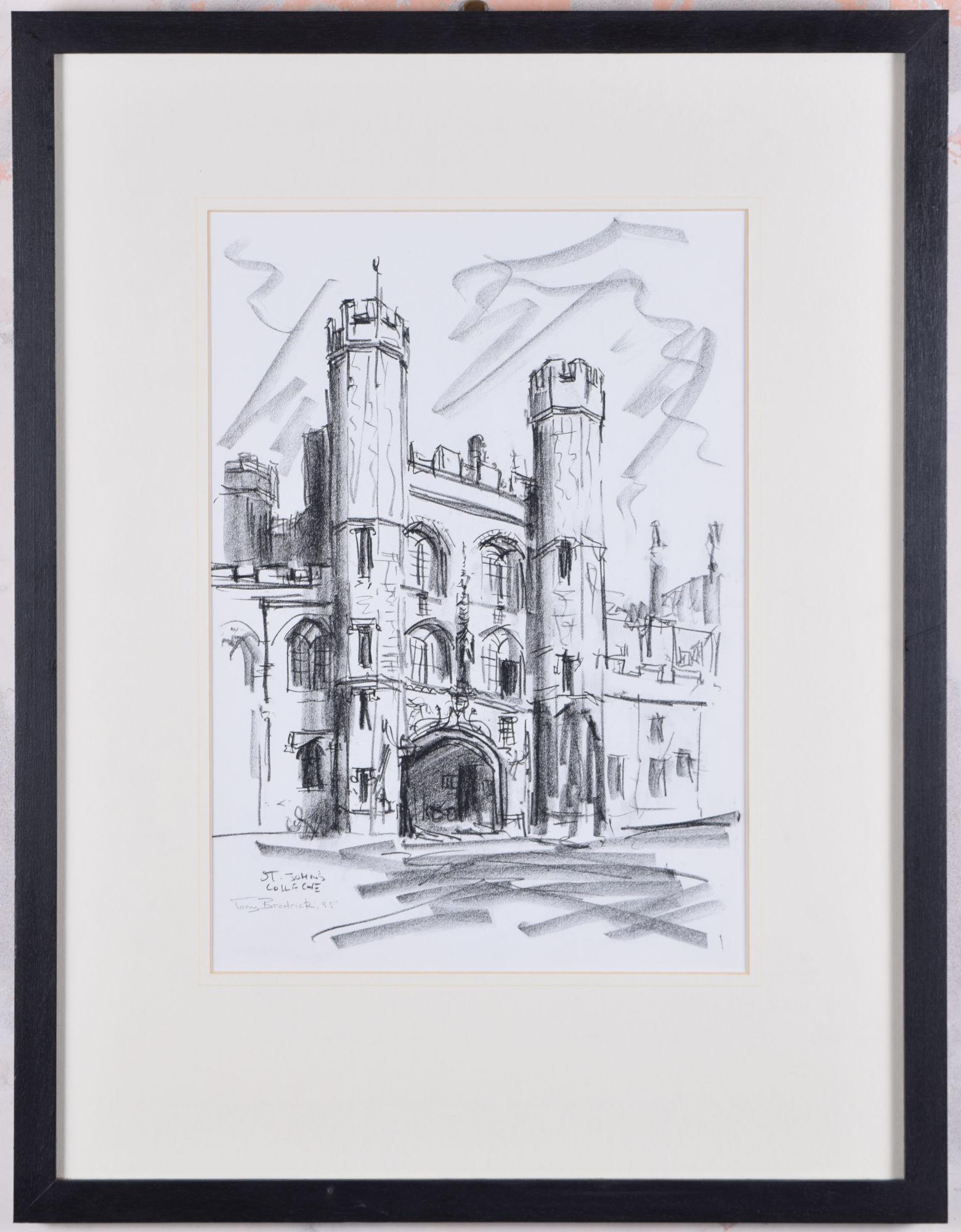 Tony Broderick - St John's College, Cambridge Great Gate print by Tony ...