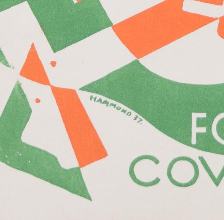 Hammond (artist) - Art Deco lithograph design c. 1937 for Art School ...