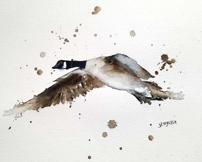 Jim Lagasse - Canada Goose, Painting, Watercolor on Watercolor Paper ...