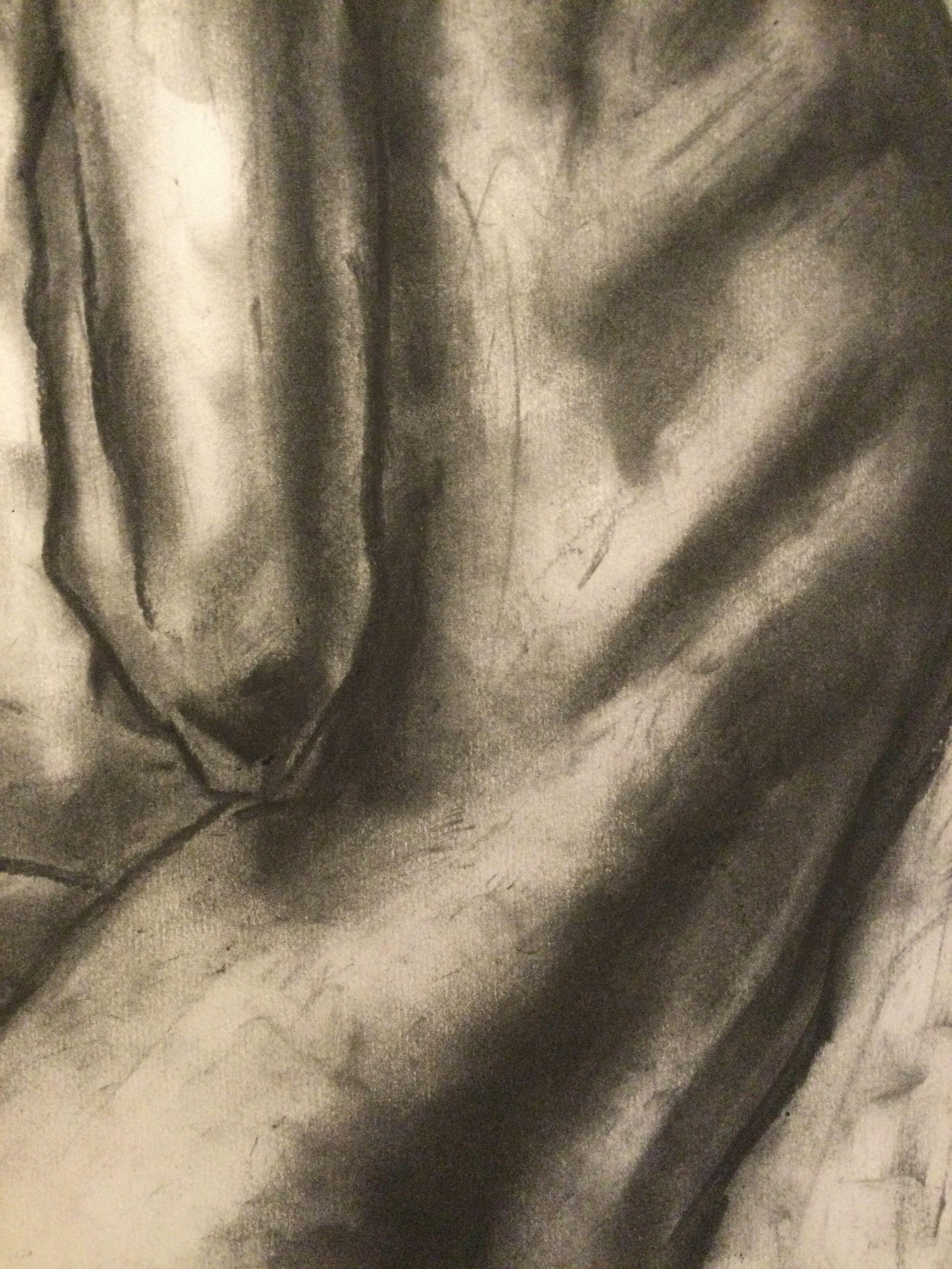 James Shipton - Le temps, le dessin, le fusain sur papier En vente sur ...