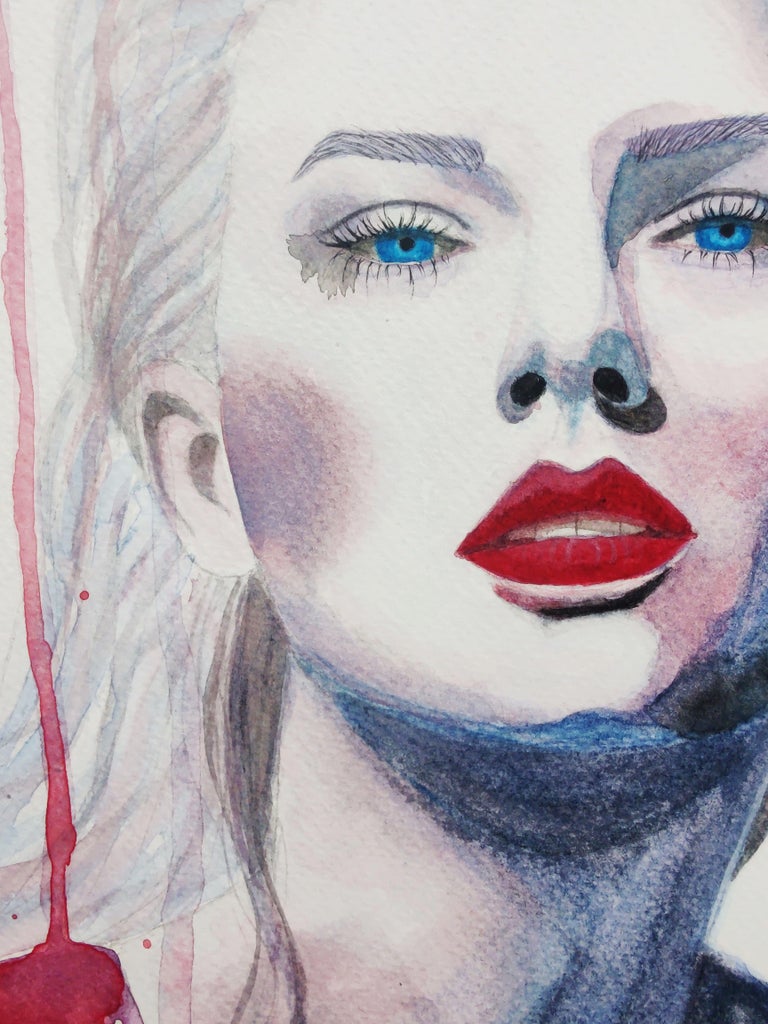 Ala Ilescu - I did something bad, Painting, Watercolour on Watercolour ...