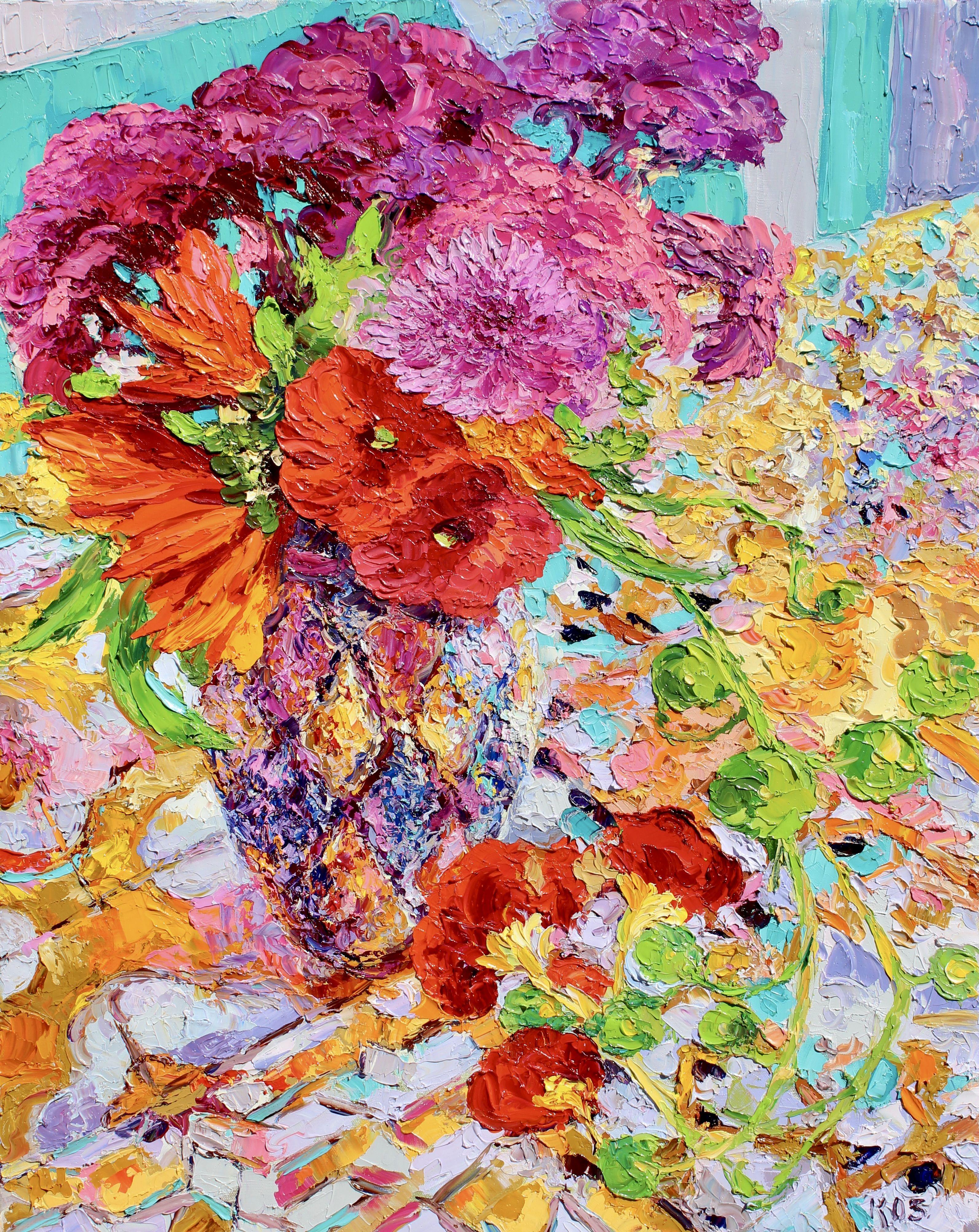 Kristen Olson Stone - Days Of Summer, Painting, Oil on Canvas For Sale ...