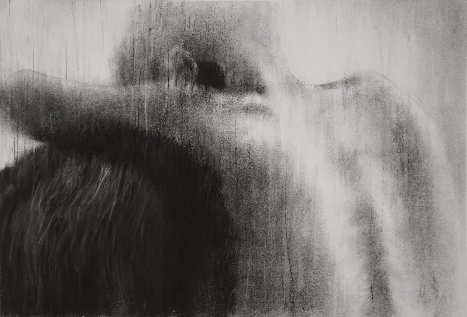 Guy Oberson - Incantation I - Contemporary black-stone drawing For Sale ...