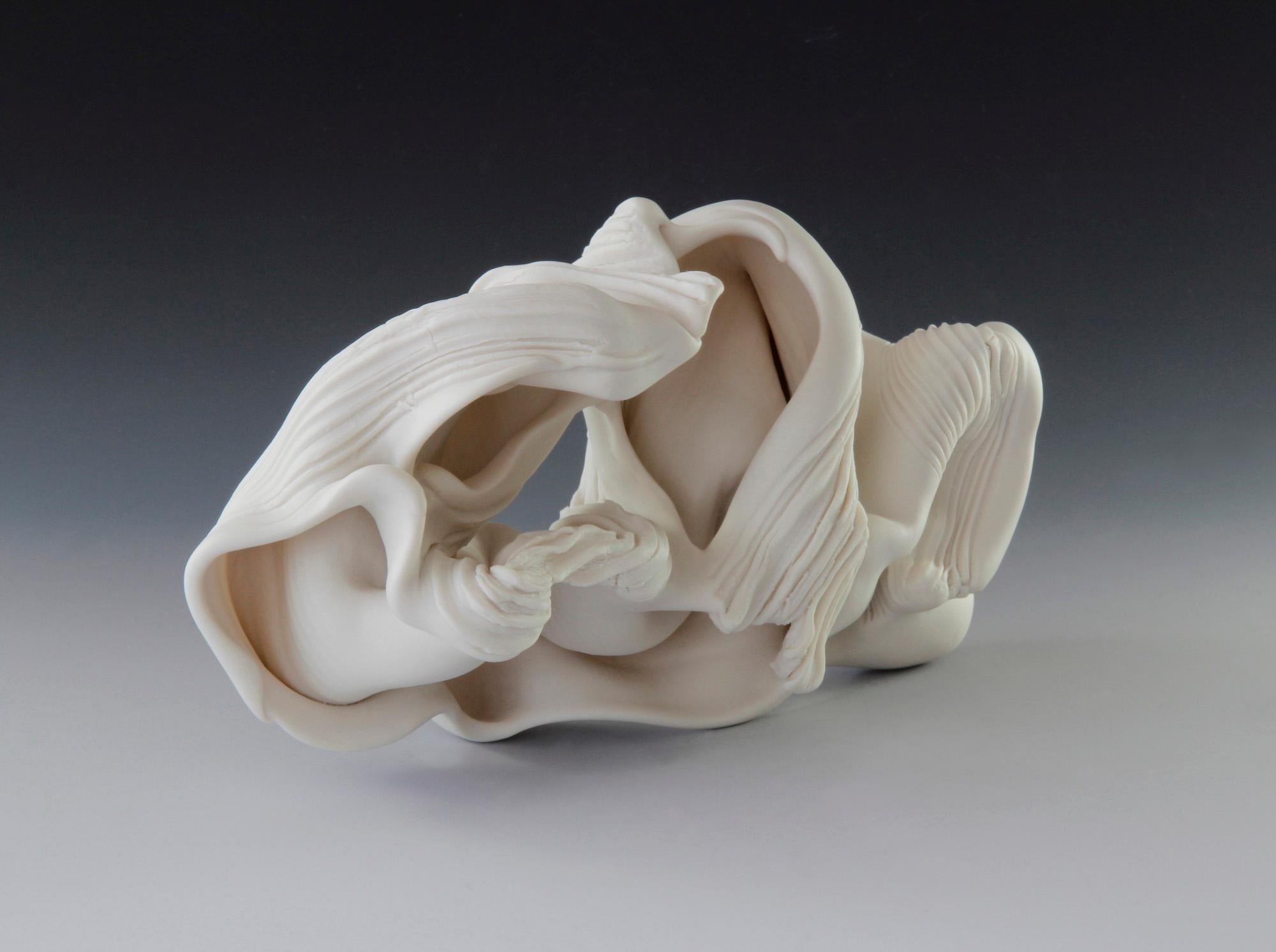 Sharon Brill - Peeled II, Abstract porcelain sculpture at 1stDibs