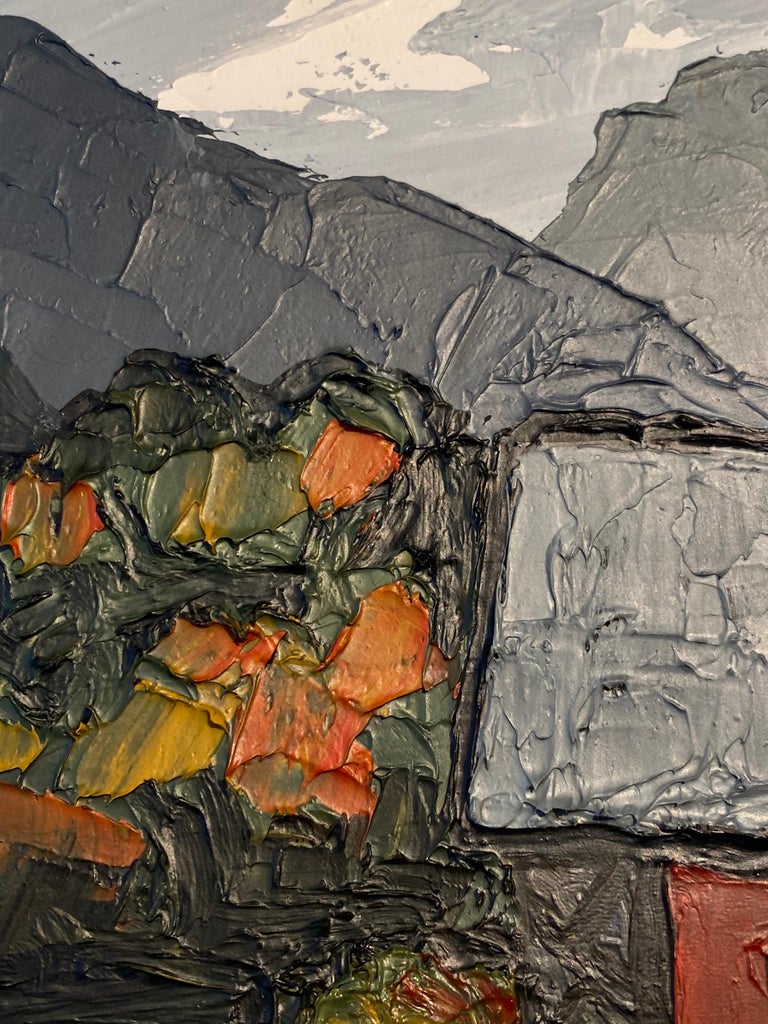 David Barnes - 'Snowdonia Farm' Contemporary Welsh Landscape painting ...