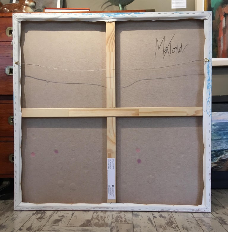 Max Todd - Contemporary Beach Scene, Bright and Colourful Landscape ...