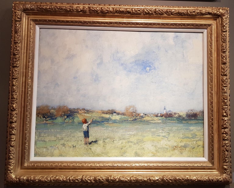 James Paterson - 19th Century Scottish Landscape painting 'The Kite' by ...