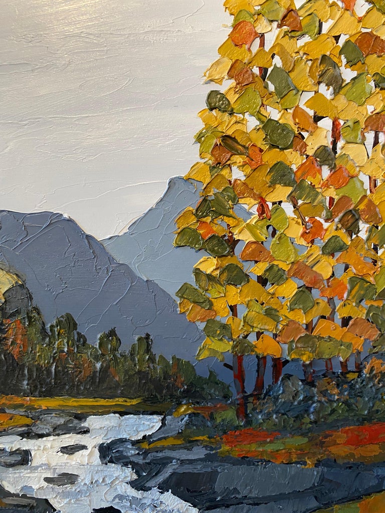 David Barnes - 'Autumn Snowdonia' Rural Welsh Landscape painting with ...