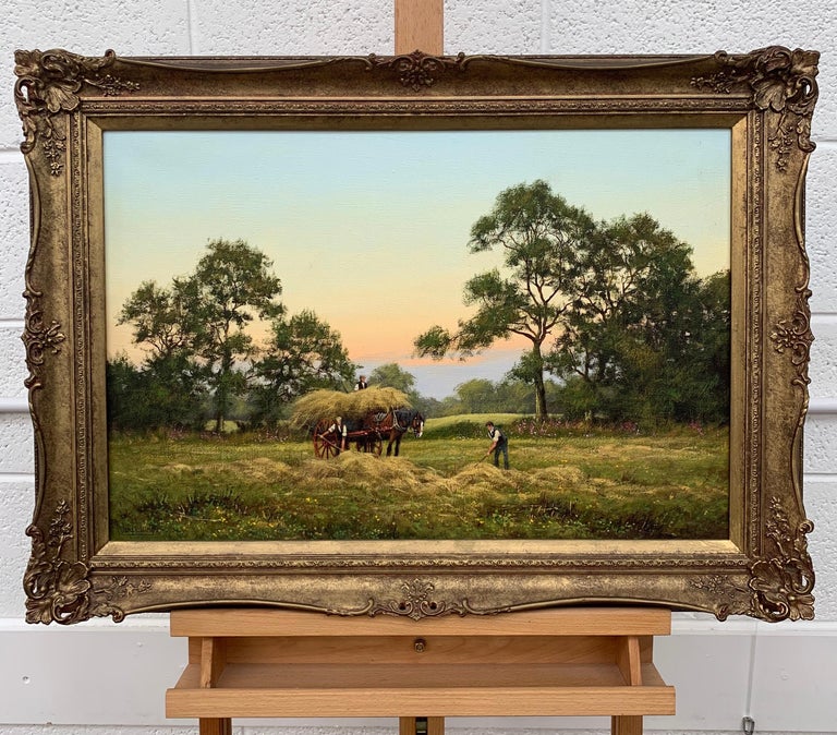 James Wright - Traditional Oil Painting of English Countryside with ...