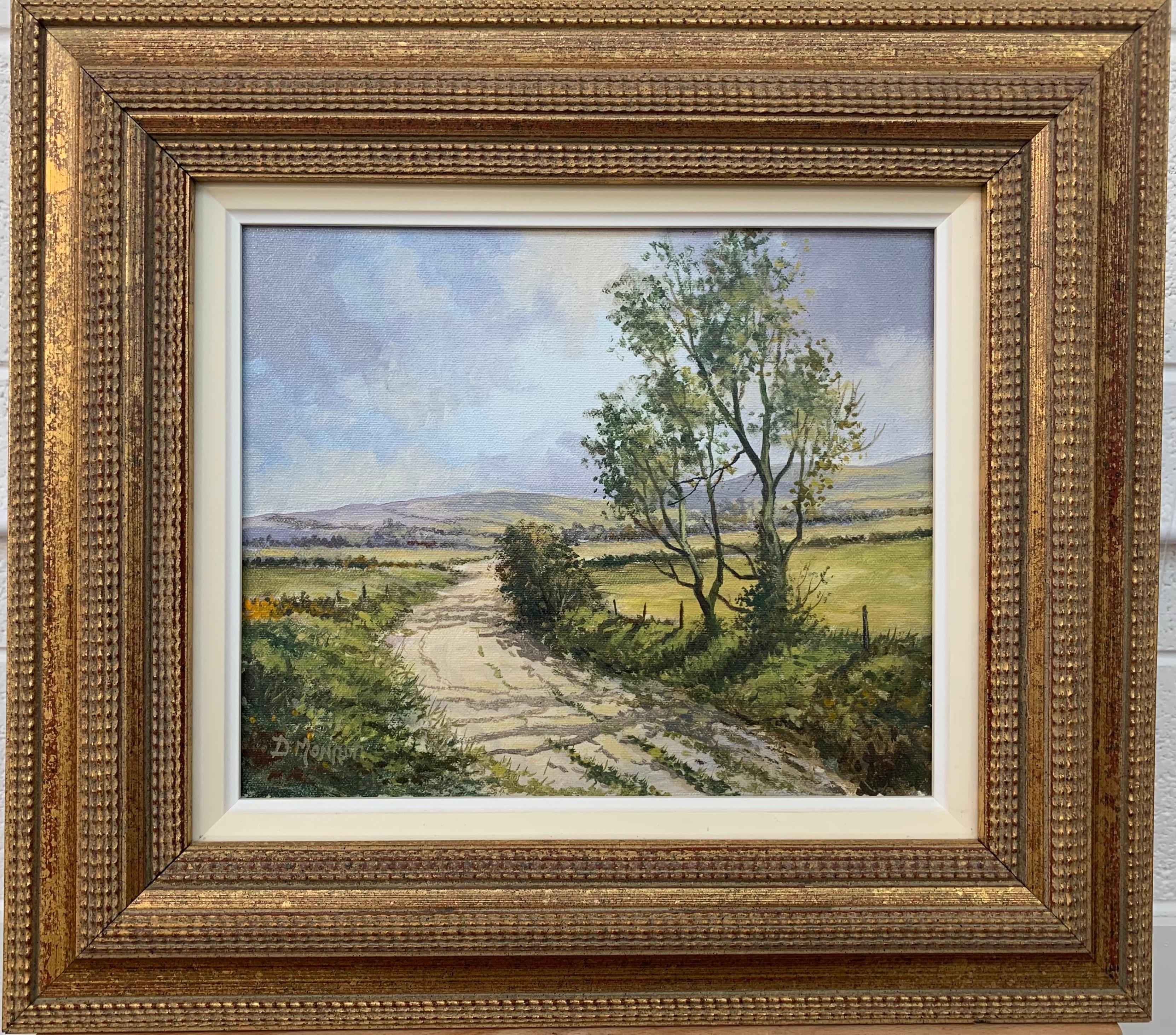 Desmond Monroe - Oil Painting of Countryside near Straid in County ...