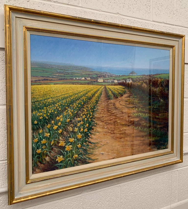 Lionel Aggett - Springtime in Cornwall Coastal Landscape by 20th ...