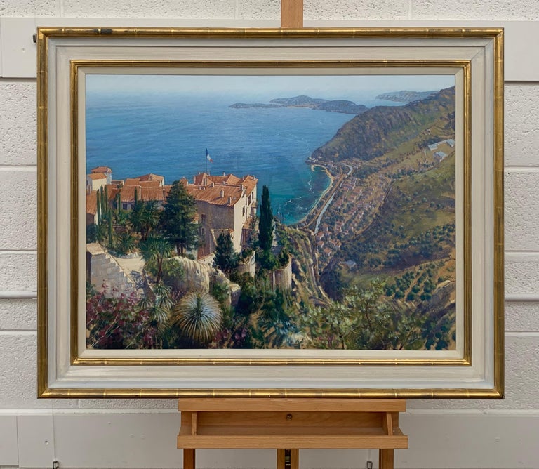 Lionel Aggett - Eze Cote d'Azur French Riviera Landscape Pastel Art ...