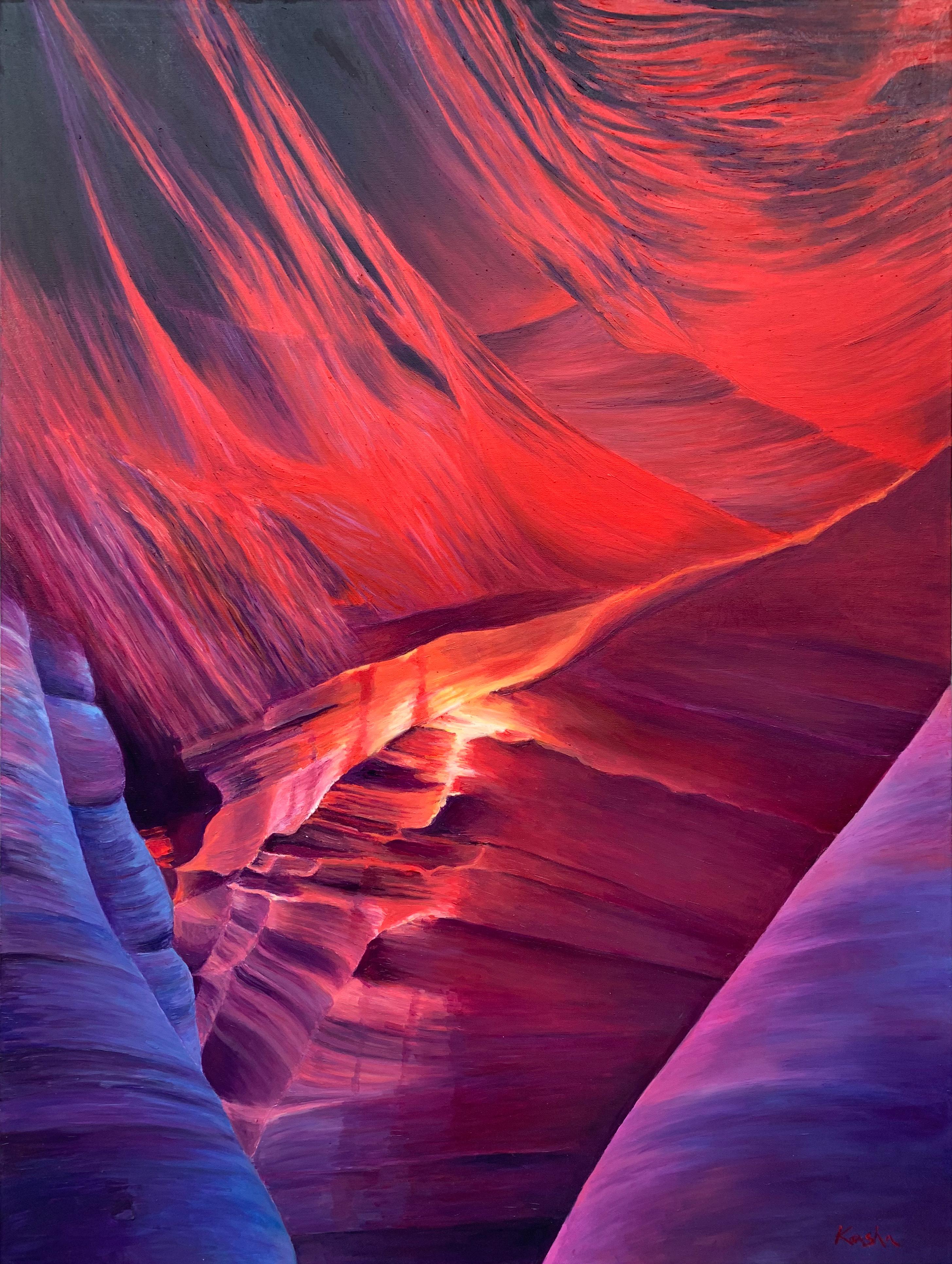 Anthony D Padgett - Starry Night after Vincent Van Gogh Saint Remy 1889 ...