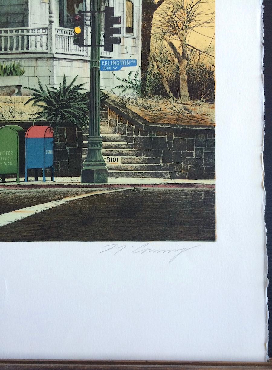 Mervin Allen Corning - ARLINGTON HOUSE Signed Hand Drawn Lithograph ...