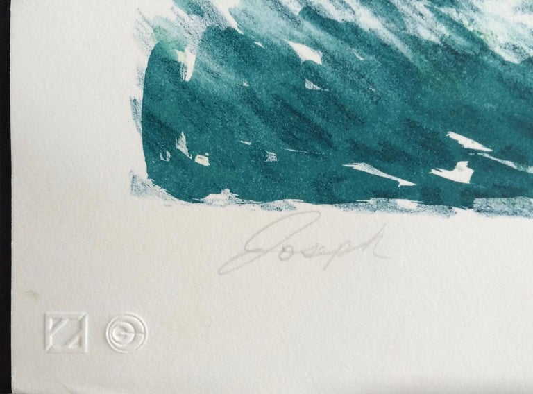 Wayne Cooper - SEVEN SEAS Signed Hand Drawn Lithograph, Sailing Ship ...