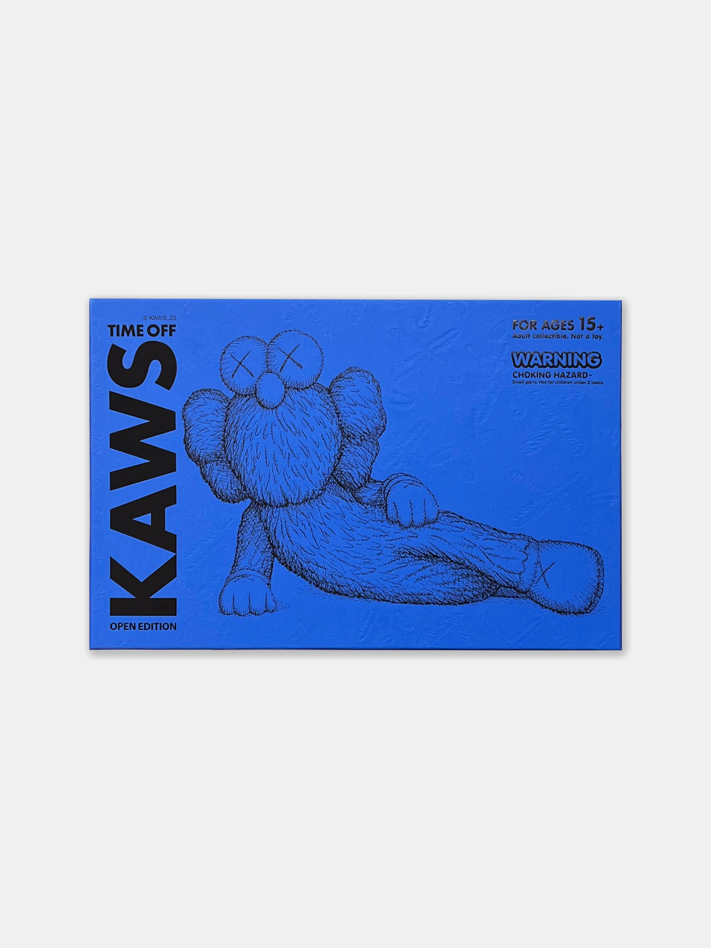 KAWS - KAWS 'TIME OFF' Blue Vinyl Toy Figure, 2023 For Sale at 1stDibs ...